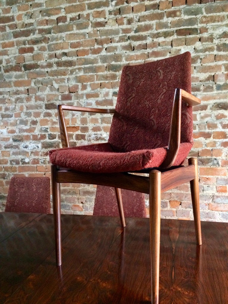 Robert Heritage for Archie Shine Rosewood Dining Table and 8 Chairs ...