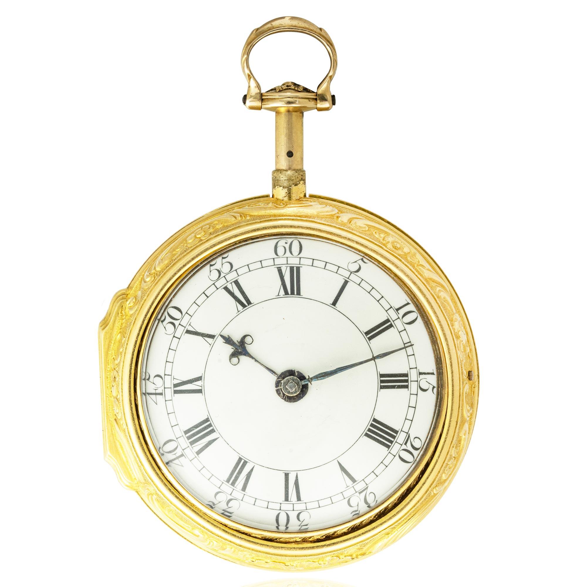 Robert The Hynam. Orologio da tasca a ripetizione con cassa in oro a ...