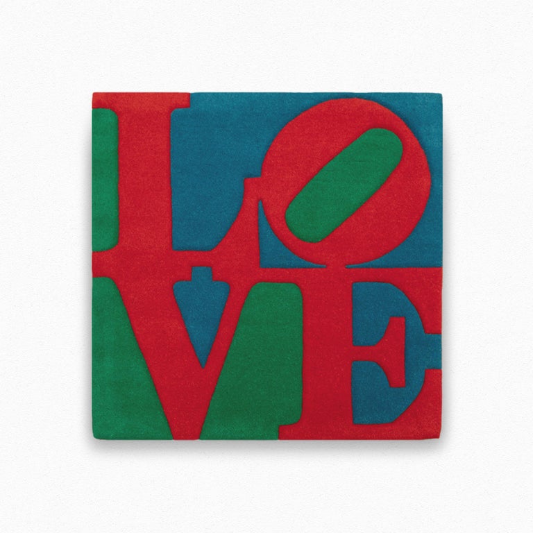 Robert Indiana - Classic LOVE Indiana Tapestry Red Blue Green Turf ...