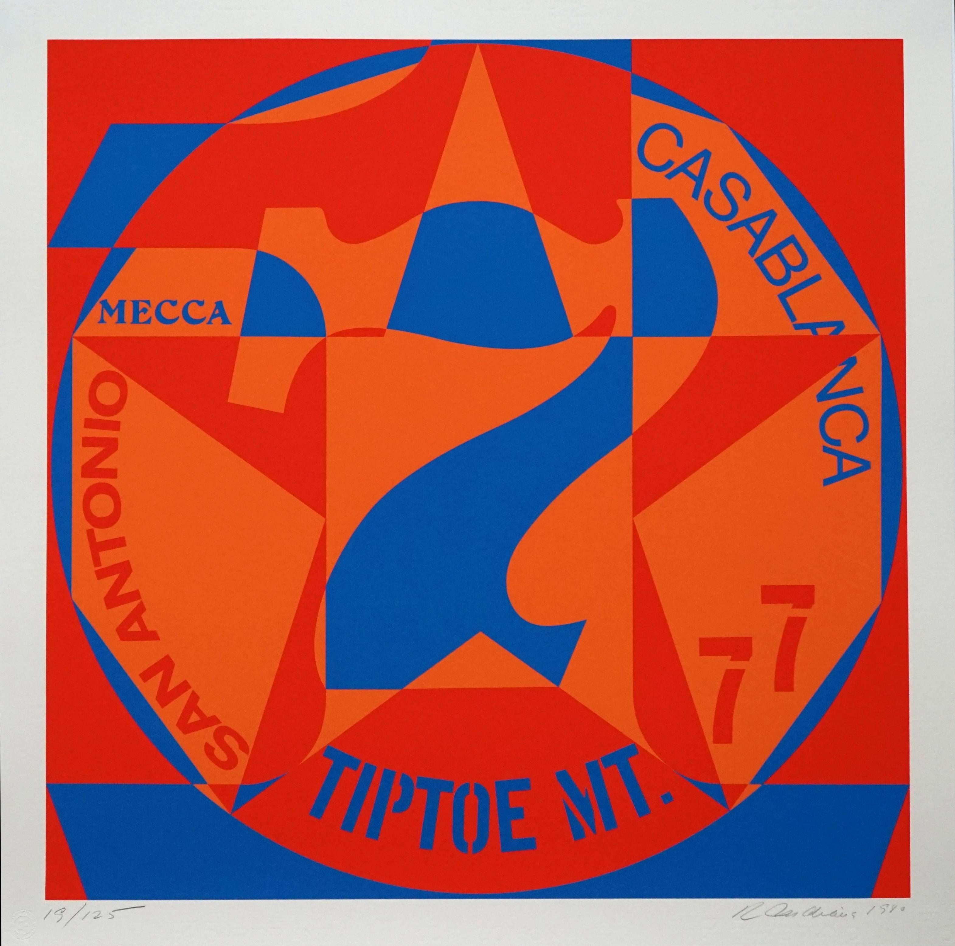 Robert Indiana Abstract Prints - 132 For Sale at 1stDibs