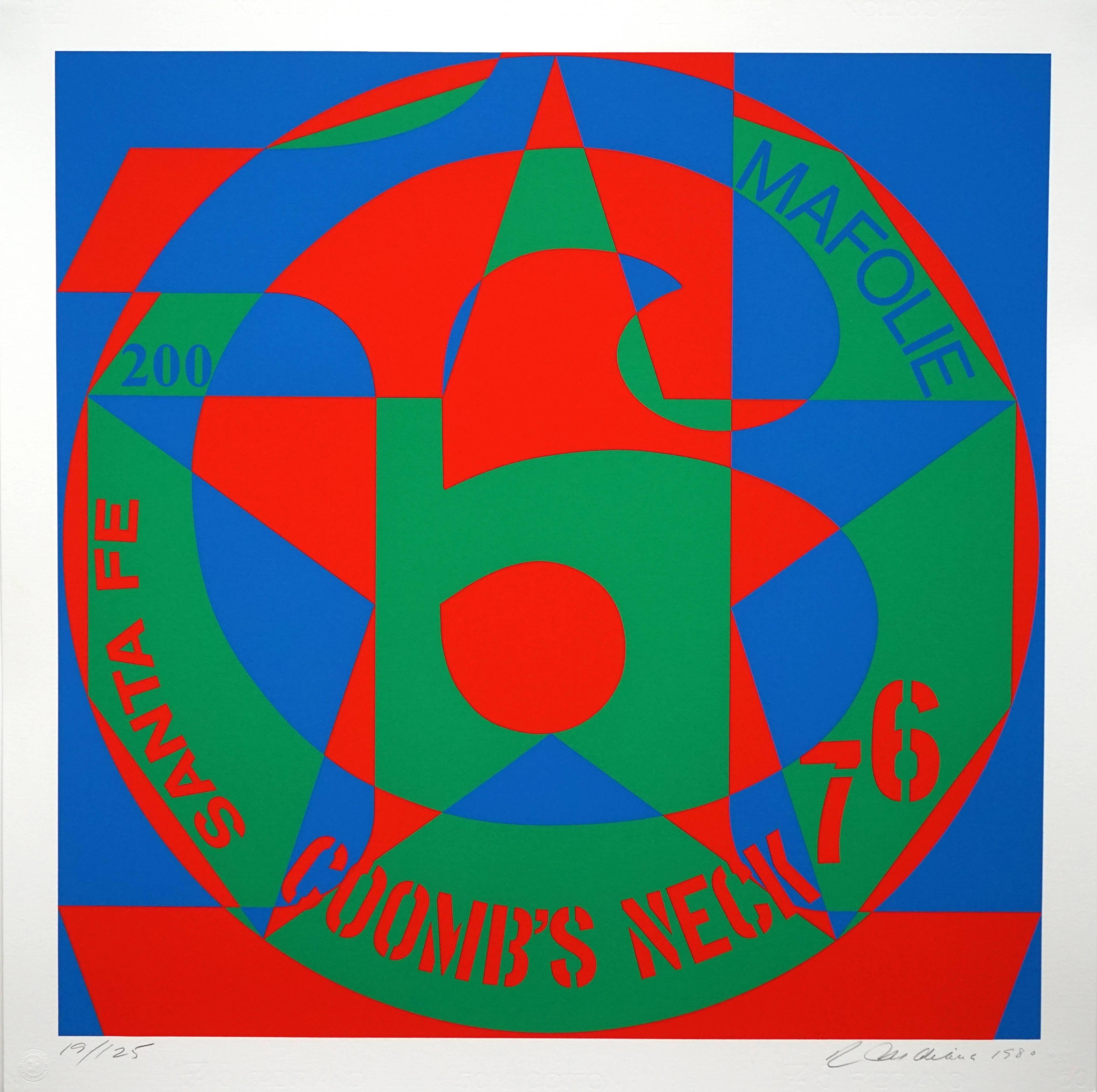 Robert Indiana - "New Glory Banner" Silkscreen by Robert Indiana 1968 ...