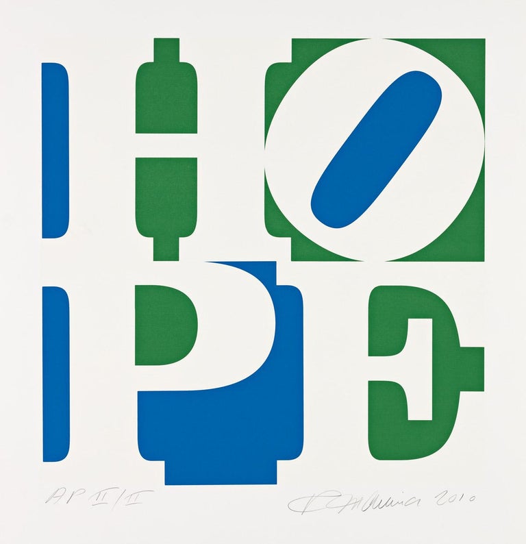 Robert Indiana - Hope. For Sale at 1stDibs