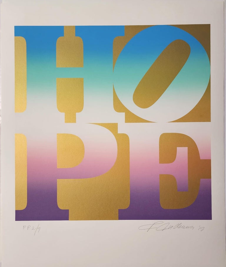 Robert Indiana - « HOPE III », FROM THE « FOUR SEASONS OF HOPE » 2012 ...
