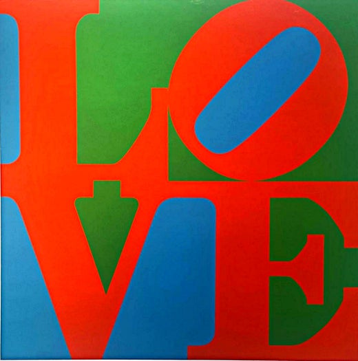 First Edition Robert Indiana LOVE Silkscreen Poster For Sale at 1stDibs ...