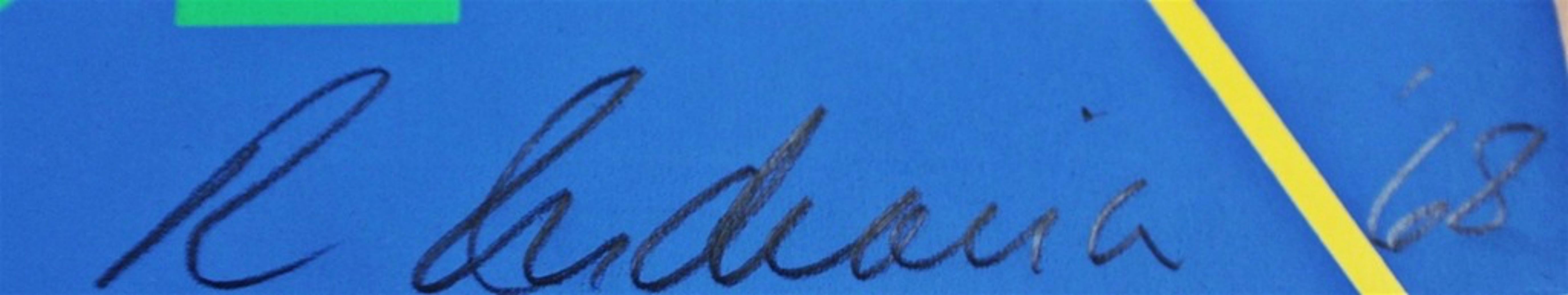 Robert Indiana - New York City Center mid 1960s geometric design Deluxe ...