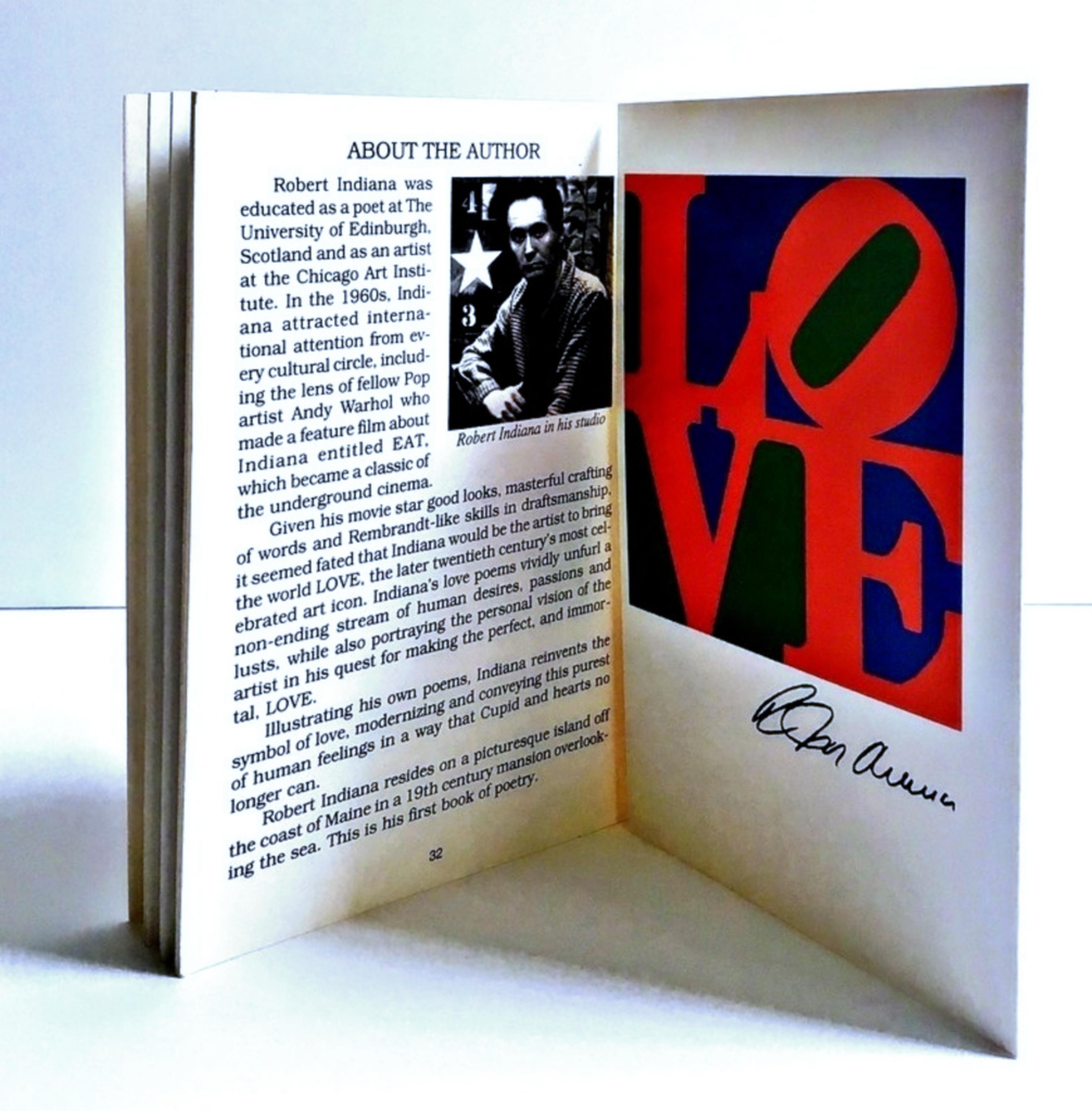 Robert Indiana - The Book of Love Art and Poetry (Plate signed and hand ...
