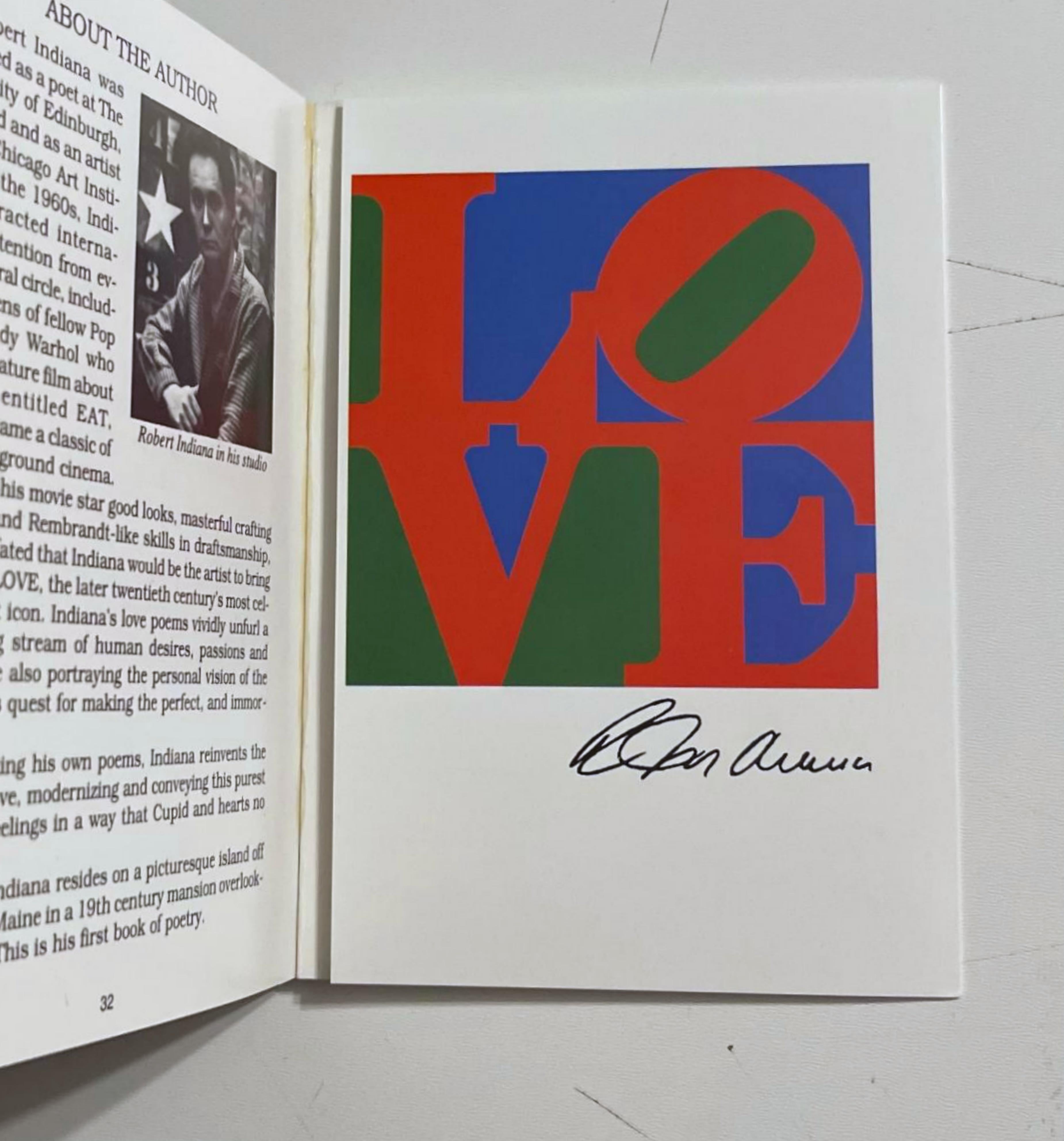 Robert Indiana - The Book of Love Art and Poetry (Plate signed and hand ...