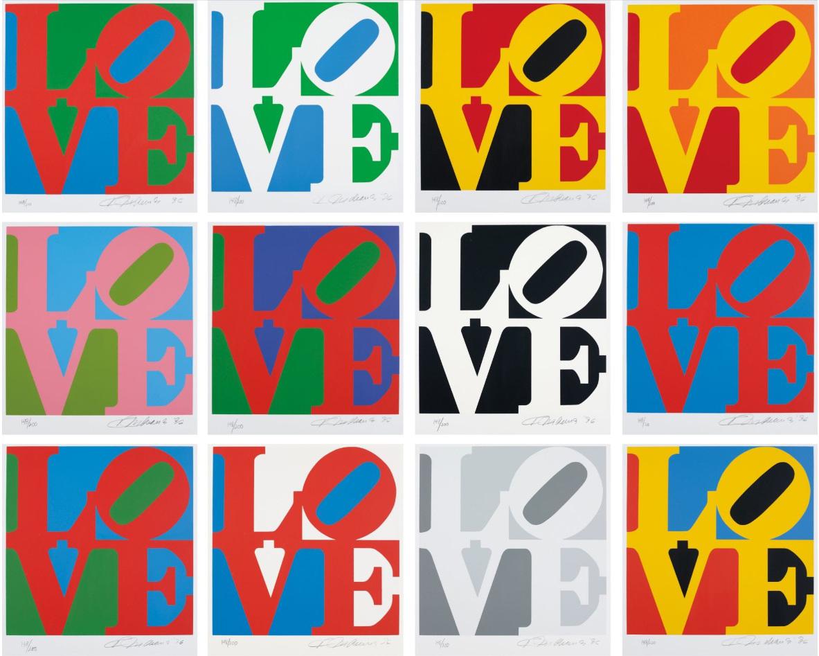 Robert Indiana - THE BOOK OF LOVE SUITE at 1stDibs
