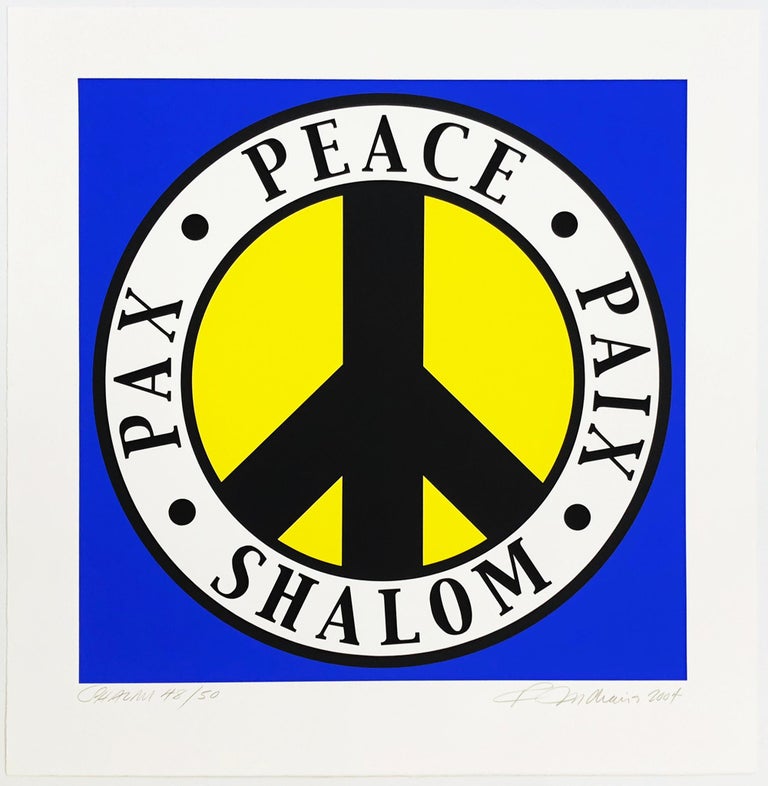 Robert Indiana - THE TEL AVIV PEACE For Sale at 1stDibs