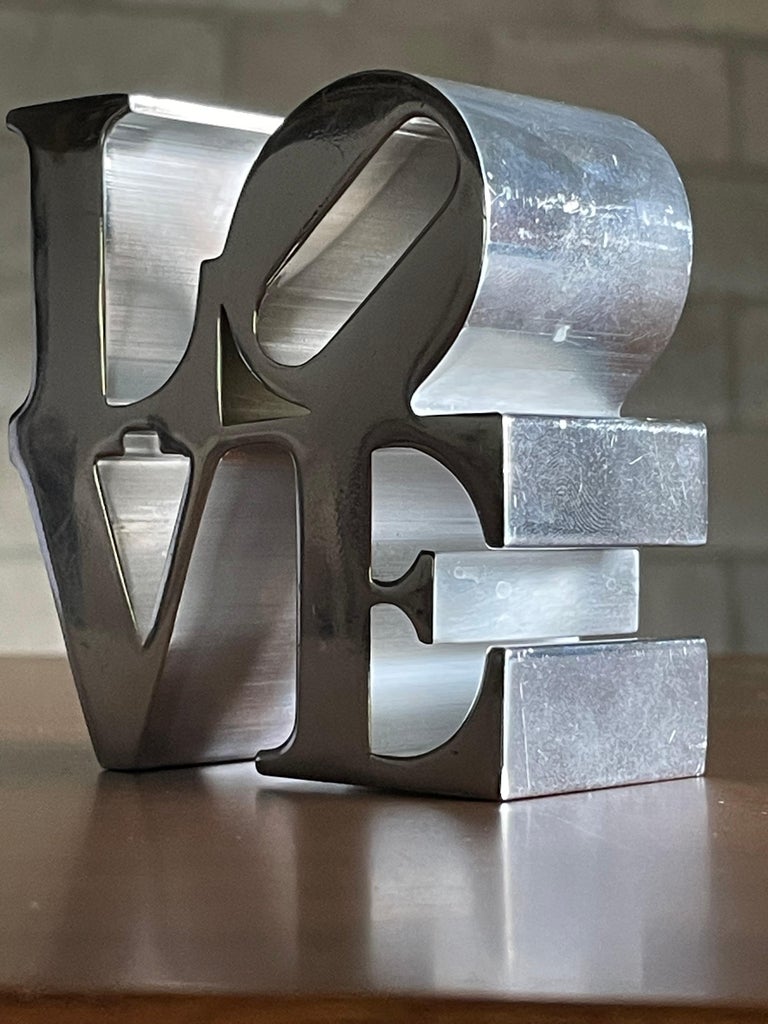 Robert Indiana Style Love Paperweight or Small Sculpture For Sale at ...