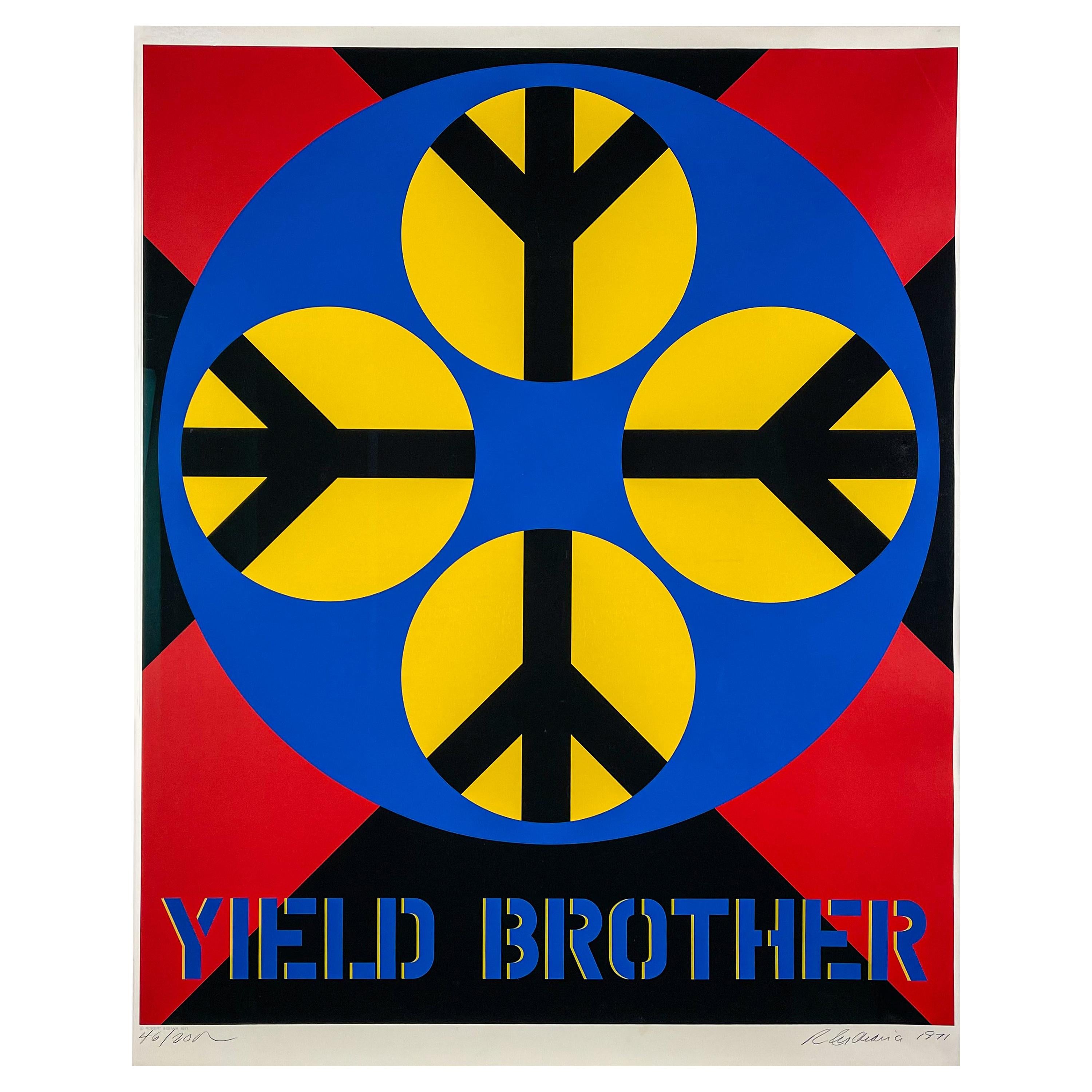 Robert Indiana "LOVE" Original Late 60's Pop Art Screen Print at 1stDibs