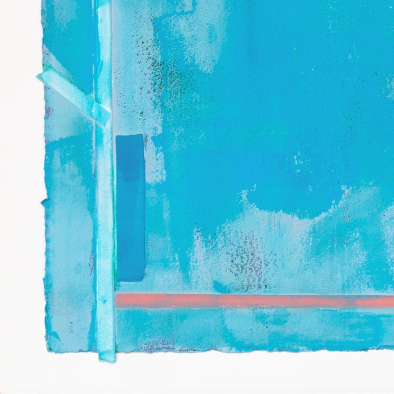 Robert Inman - 'Abstract in Azure and Coral', Chouinard Institute ...