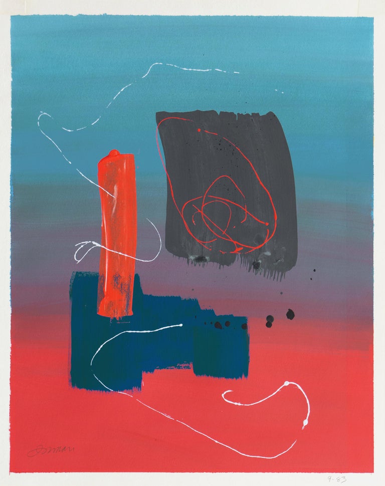 Robert Inman - 'Surrealist Abstract', Chouinard Institute, LACMA, MGM ...