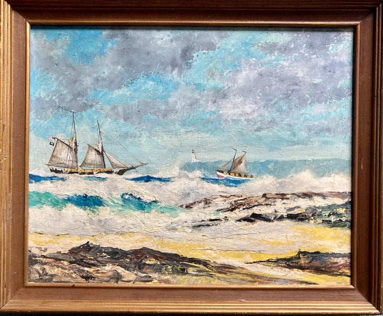Robert J Lie - "Sea Scene" For Sale at 1stDibs