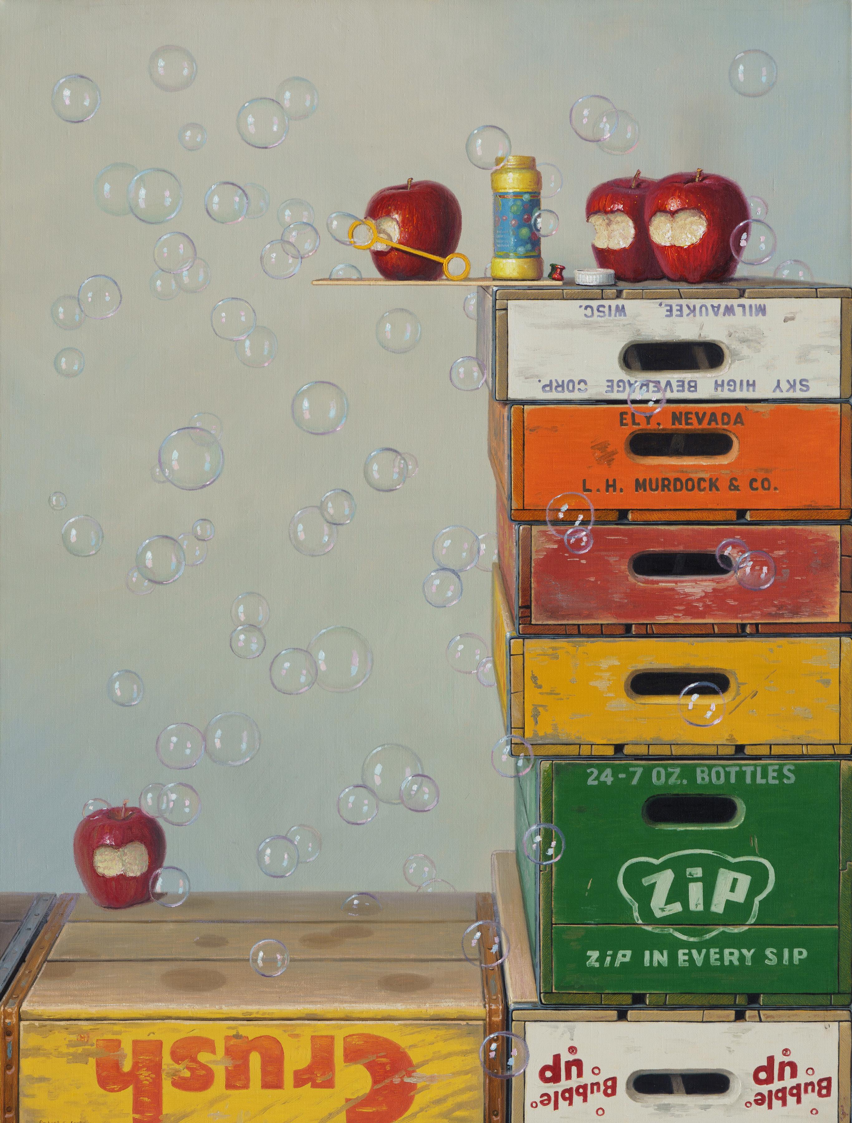 Robert Jackson - BUBBLE BLOWER - Realism, Humor, Still Life For Sale at ...