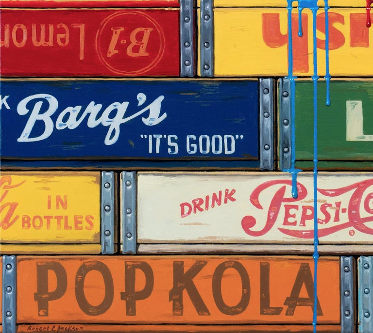 Robert Jackson - CURIOSITY, paint cans and spilled paint, still life ...