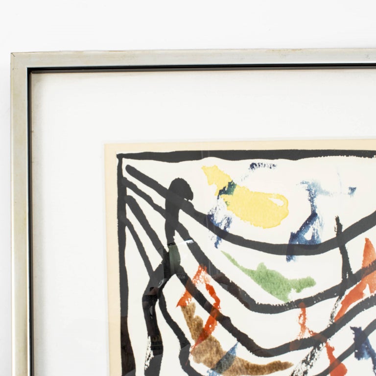 Robert Jacobsen, Watercolor on Paper For Sale at 1stDibs