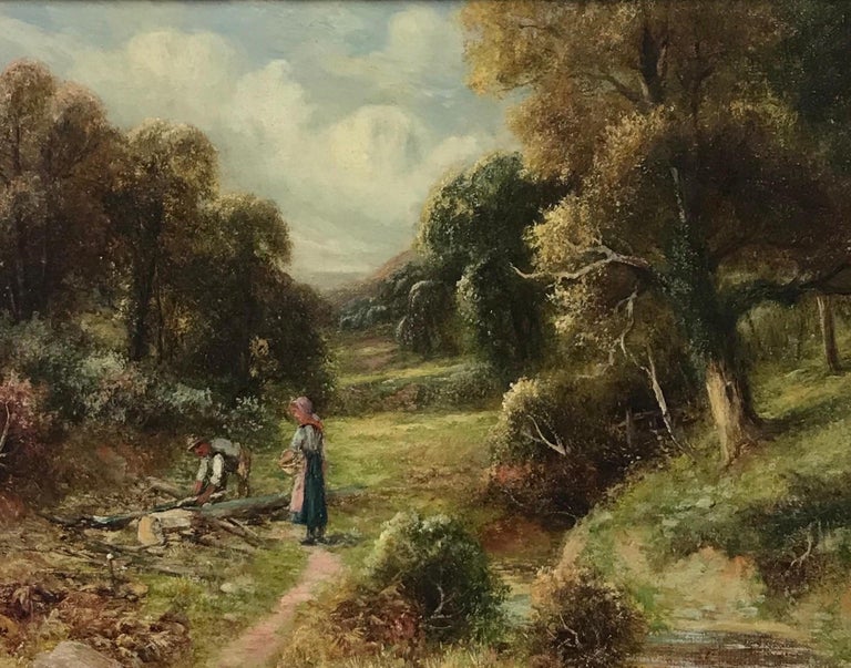 ROBERT JOHN HAMMOND (Exhibited 1882 - 1911) - Fine Victorian Oil ...