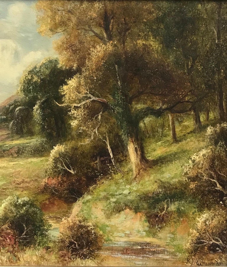 ROBERT JOHN HAMMOND (Exhibited 1882 - 1911) - Fine Victorian Oil ...