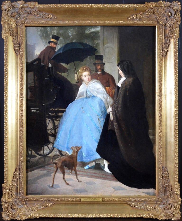 Robert Julius Beyschlag - Going to the Ball - 19th Century Oil Painting ...