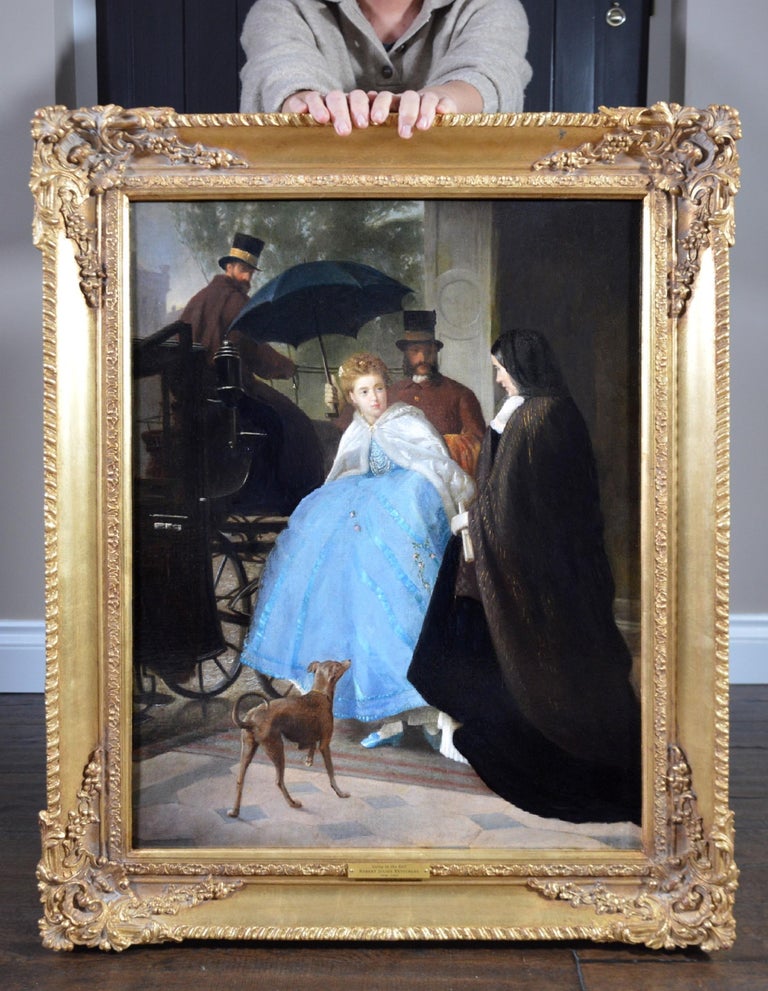 Robert Julius Beyschlag - Going to the Ball - 19th Century Oil Painting ...
