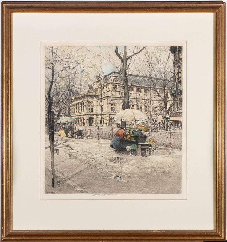 Robert Kasimir – Robert Kasimir (1914-2002) - 1954 Radierung, Wiener ...