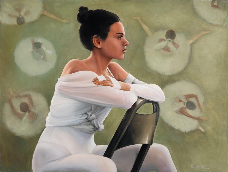 Robert Kenneth White - "Dancer's Dream" Large Original Oil Painting by ...