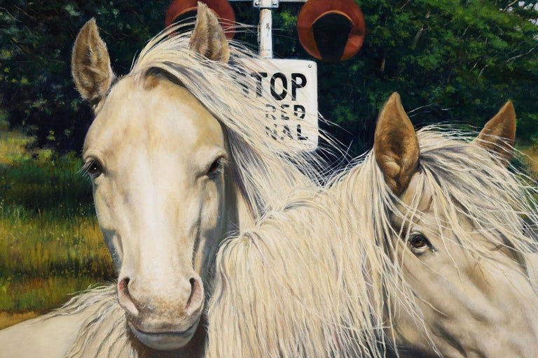Robert Kenneth White - "The Crossing" Original Oil Painting by Robert ...