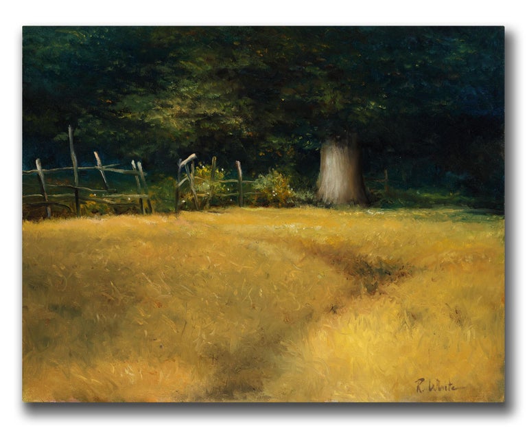 Robert Kenneth White - Untitled [Landscape] Original Oil Painting by ...