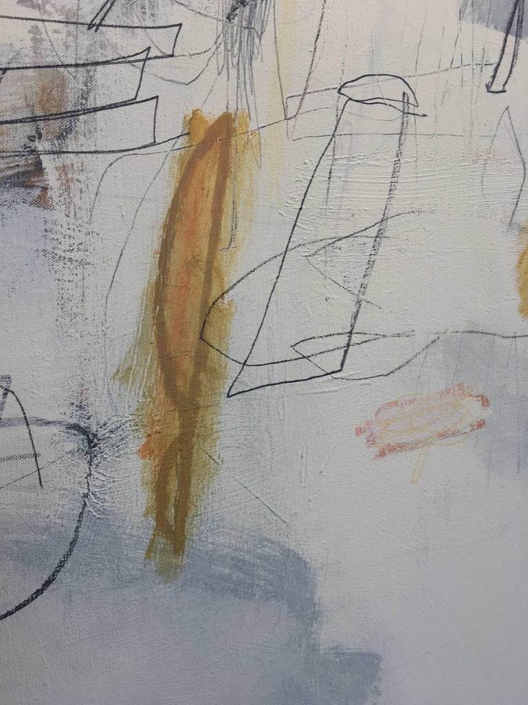 Robert Kingston - Robert Kingston Abstract Painting "Recuerdo" For Sale ...