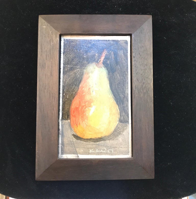 Robert Kulicke Pear Painting, 1957 For Sale at 1stDibs