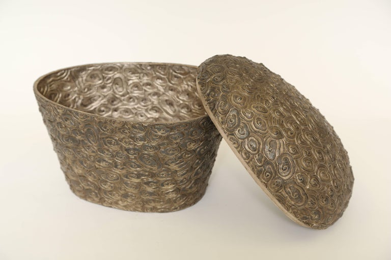 Robert Kuo Chinese Cloud Design Repose Tin Box For Sale at 1stDibs ...