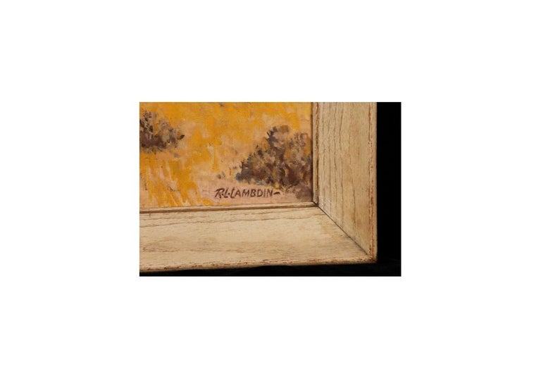 Robert Lambdin 'Am., 1886-1981' Oil On Canvas "Heading West Scene" For ...