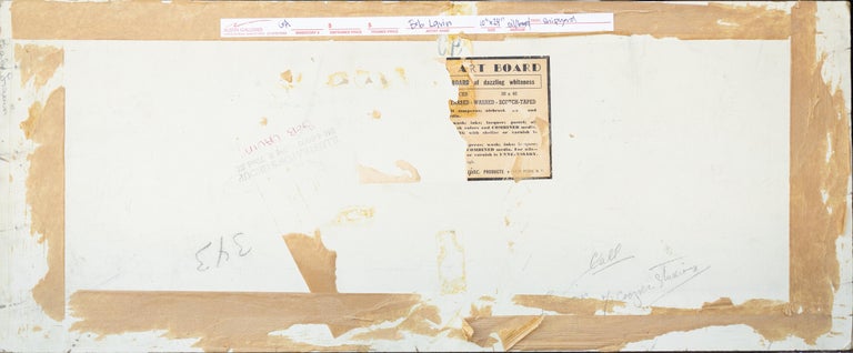 Robert Lavin - "Shipyard" Realist Industrial Landscape For Sale at 1stDibs