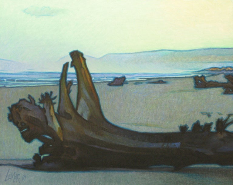 Robert LeMar - The Stump, Painting, Oil on Canvas For Sale at 1stDibs