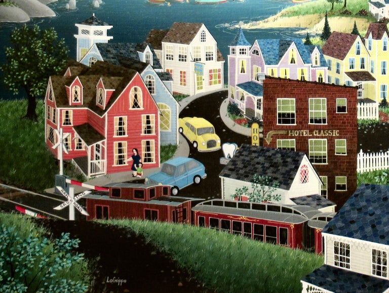 Robert Logrippo - The harbour For Sale at 1stDibs