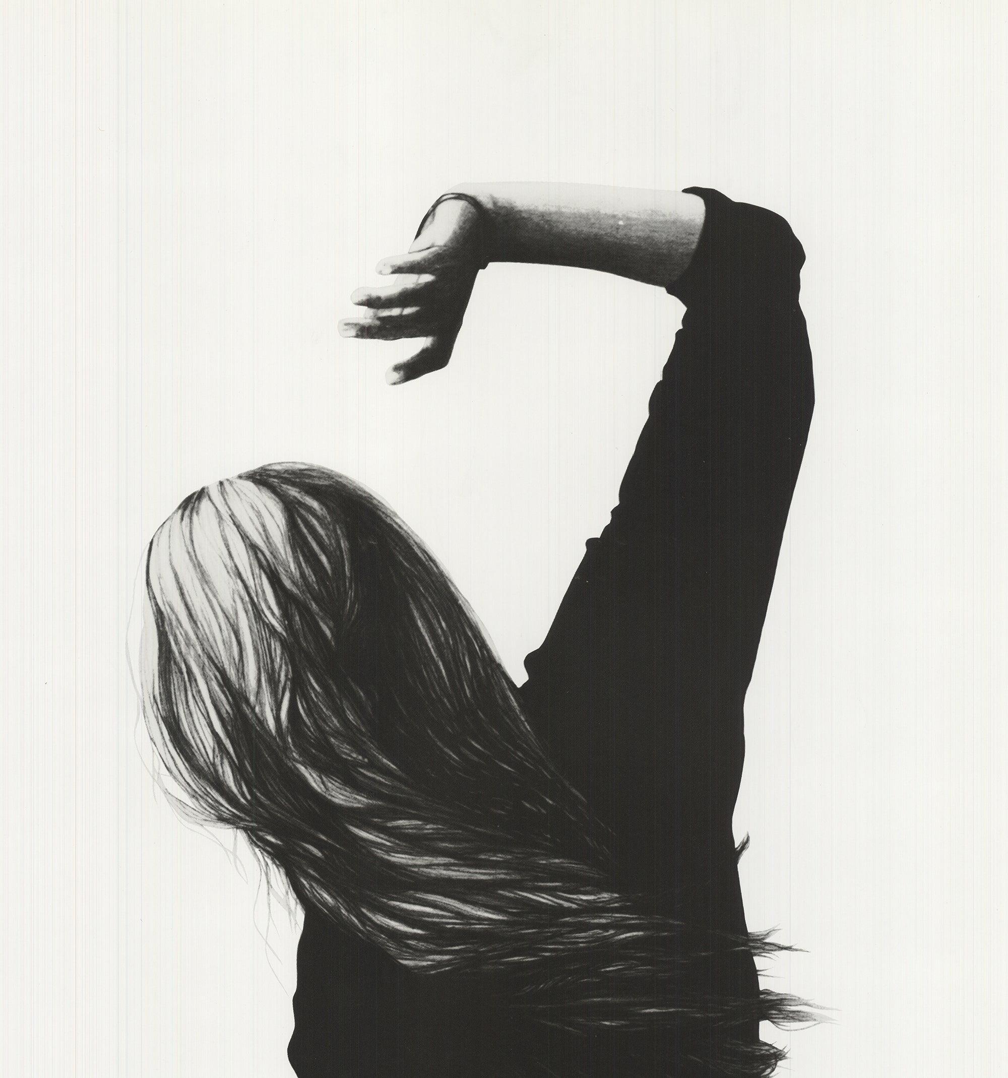 1986 Robert Longo 'Anne 1985' Contemporary Black and White Japan Offset ...