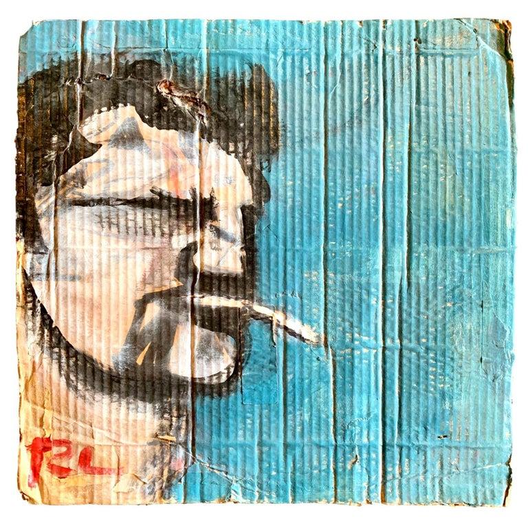 Robert Loughlin Original Painting on Cardboard For Sale at 1stDibs