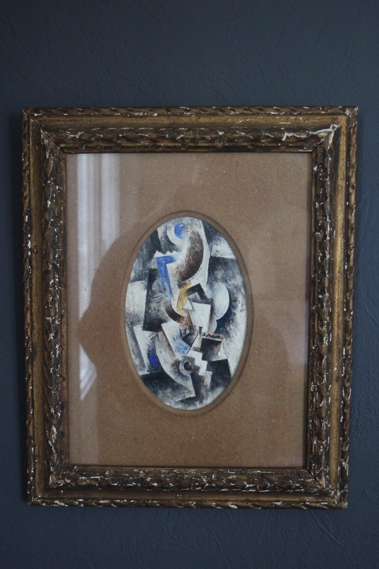 Robert Marc Cubist Composition, Original Oil Painting on Canvas ...