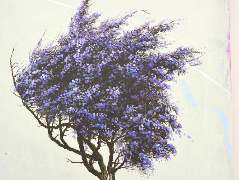 Robert Marchessault - 'Jacaranda', abstract realist flowering tree ...