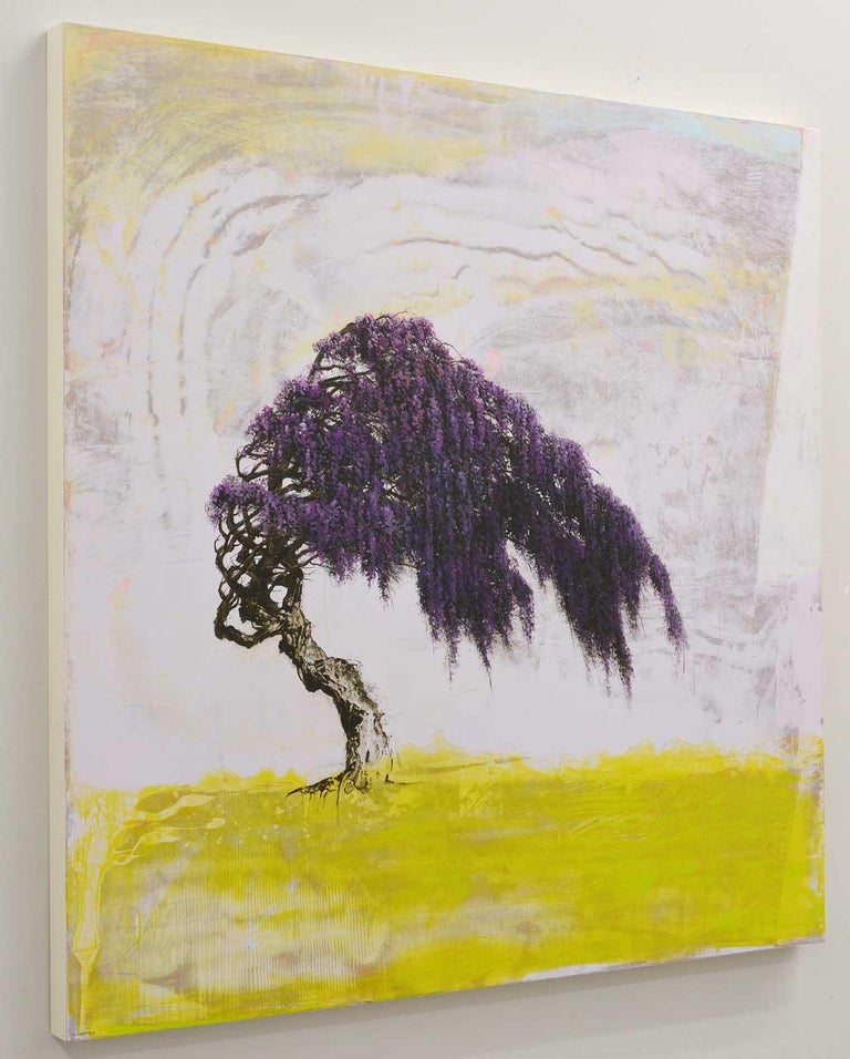 Robert Marchessault - 'Wisteria', abstract realist flowering tree ...