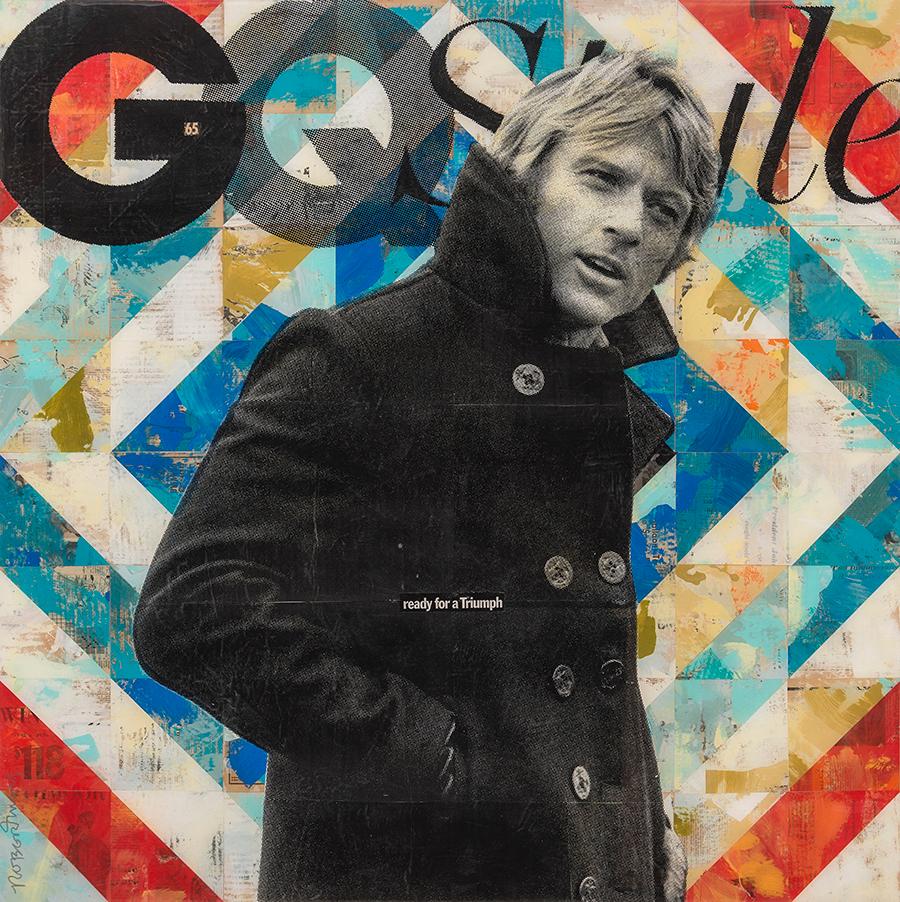 Robert Mars - Robert Mars, Mixed Media on Panel, OUT OF STEP WITH THE ...