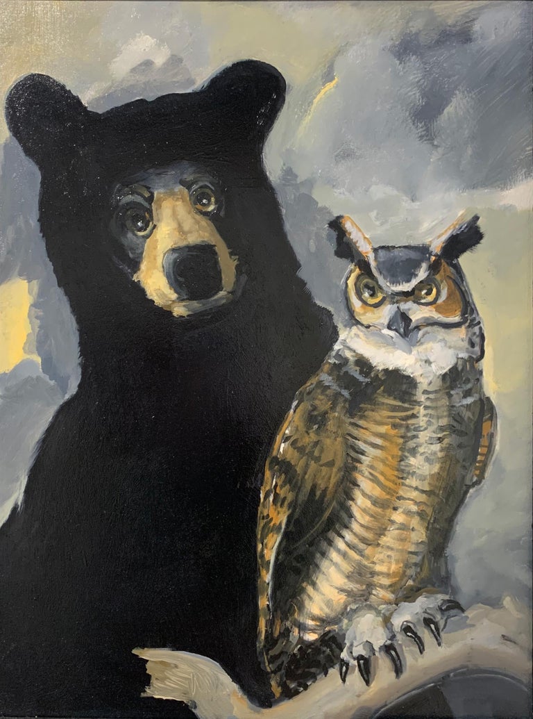 Robert McCauley - Nightwatch in the Mountains at 1stDibs