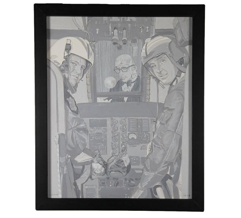 Robert Morris - "Pilots" Naturalistic Portrait For Sale at 1stDibs