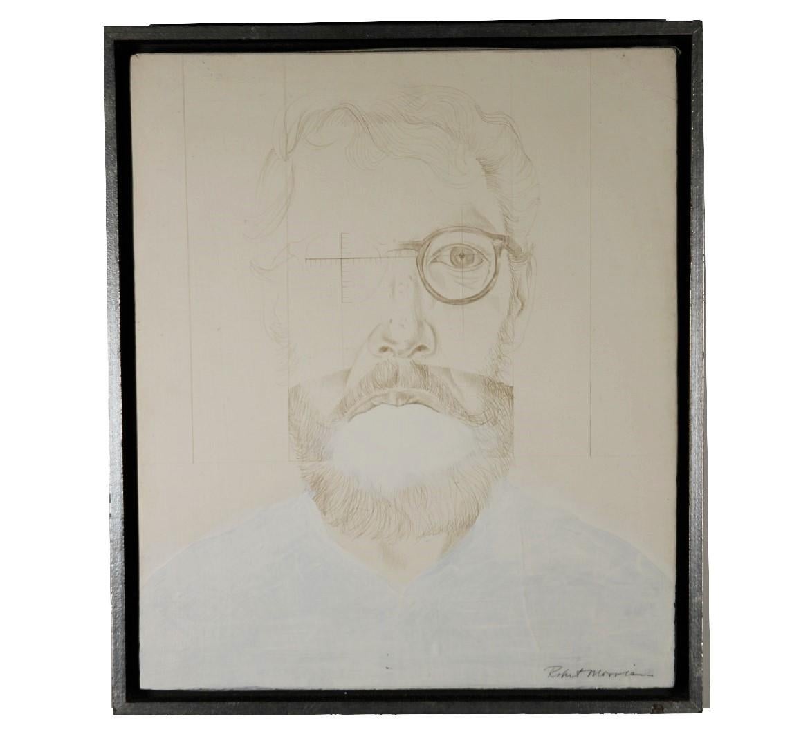 Robert Morris - "Portrait of the Artist" Abstract Painting at 1stDibs