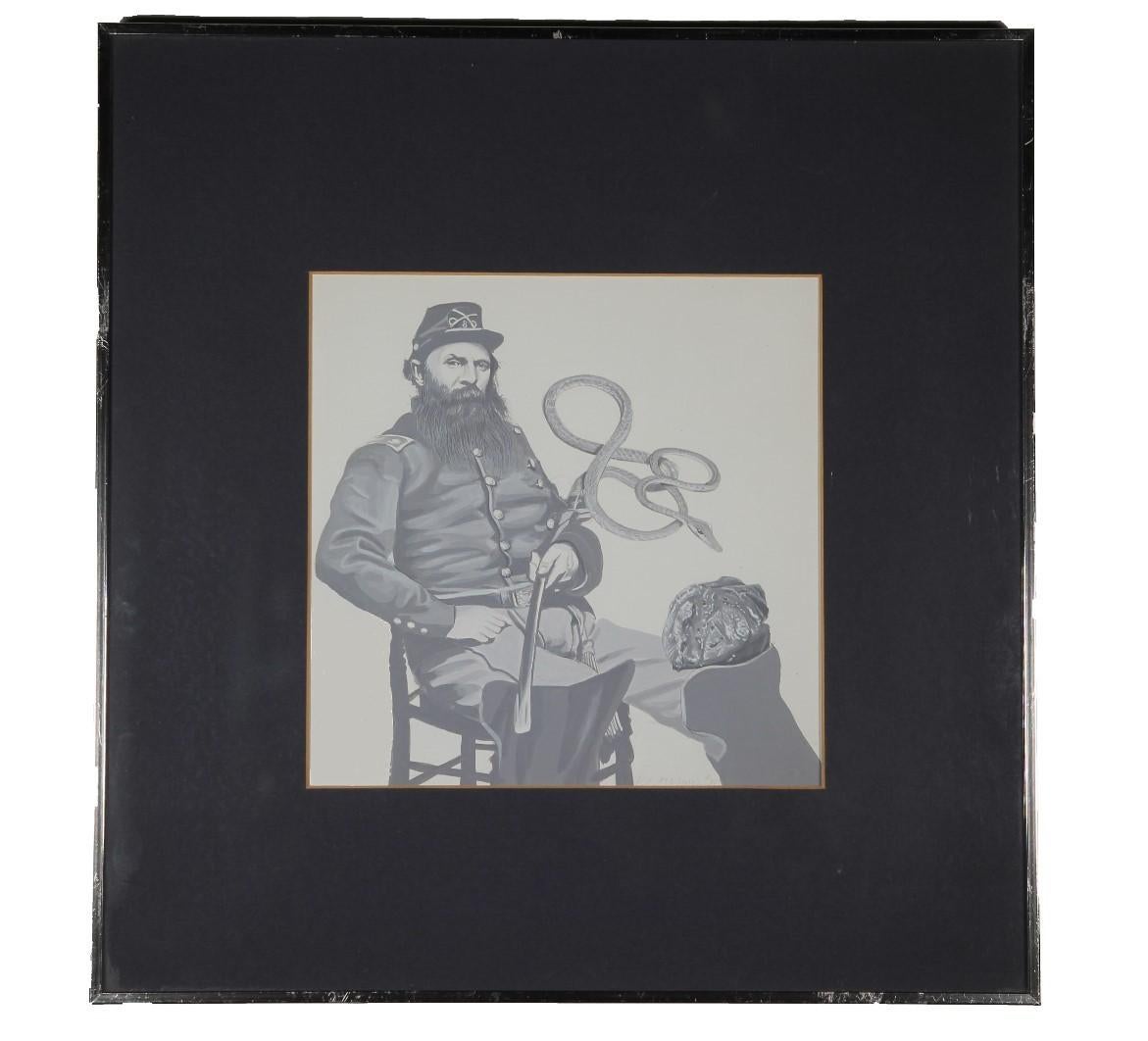 Robert Morris - "Written and Spoken" Surrealist Painting with ...