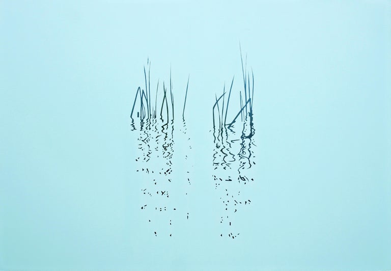 Robert Motelski - Reeds 17 August 14:23, Modern Landscape Oil Painting ...