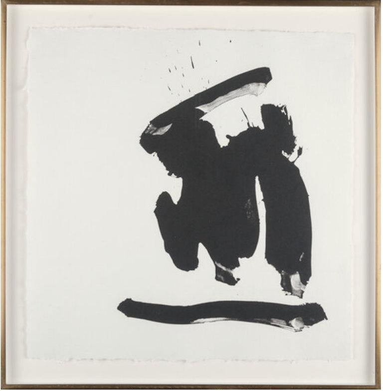 Robert Motherwell - Eternal Black, from the Artist's Book 'El Negro ...