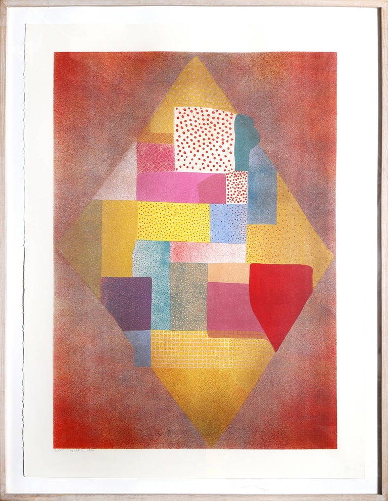 Robert Natkin - Large Colorful Abstract Silkscreen by Robert Natkin at ...
