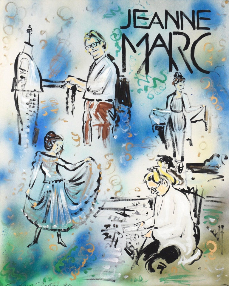 Robert Nelson - Jeanne Marc - At Work in the Design Studio For Sale at ...